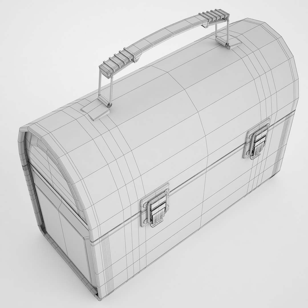 3d Model Metal Lunch Box