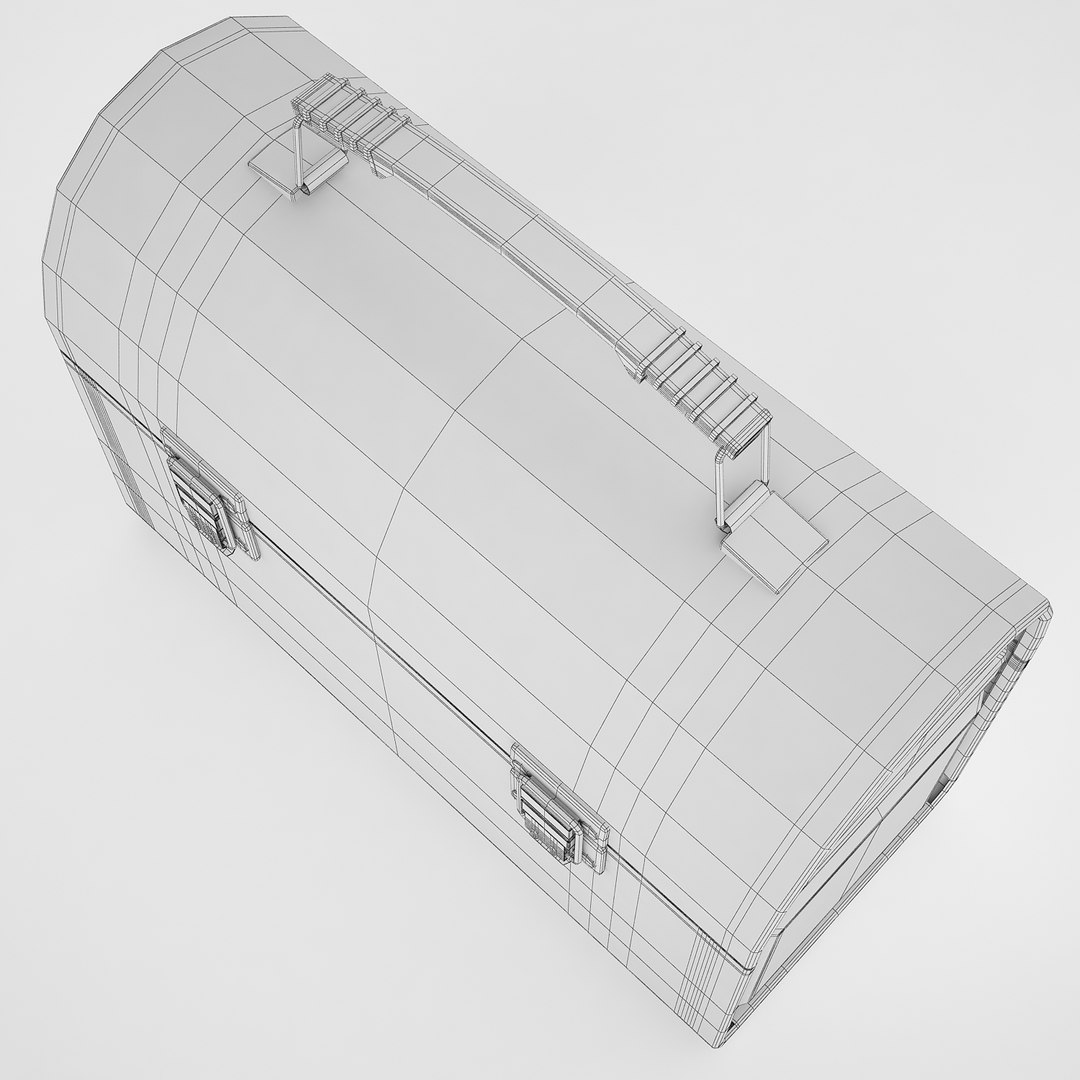 3d Model Metal Lunch Box