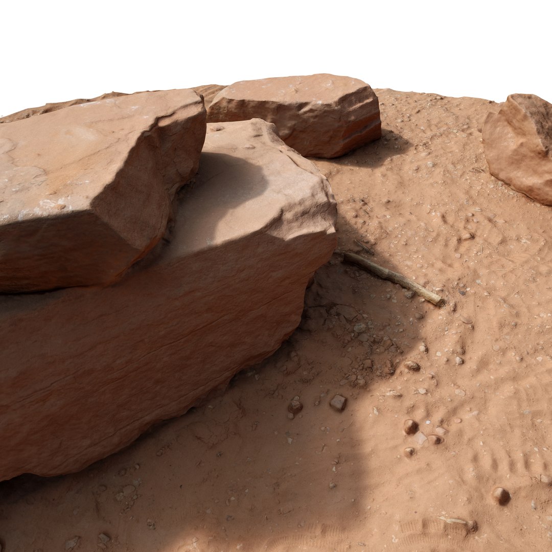 Photo Scanned Rock Pile 3D Model - TurboSquid 1241058
