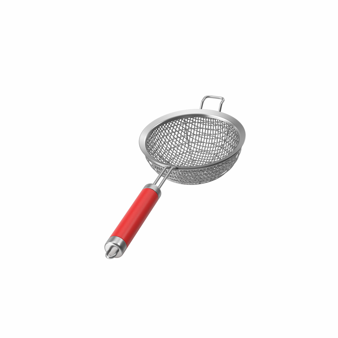 3D Red Kitchen Sieve model - TurboSquid 2027287