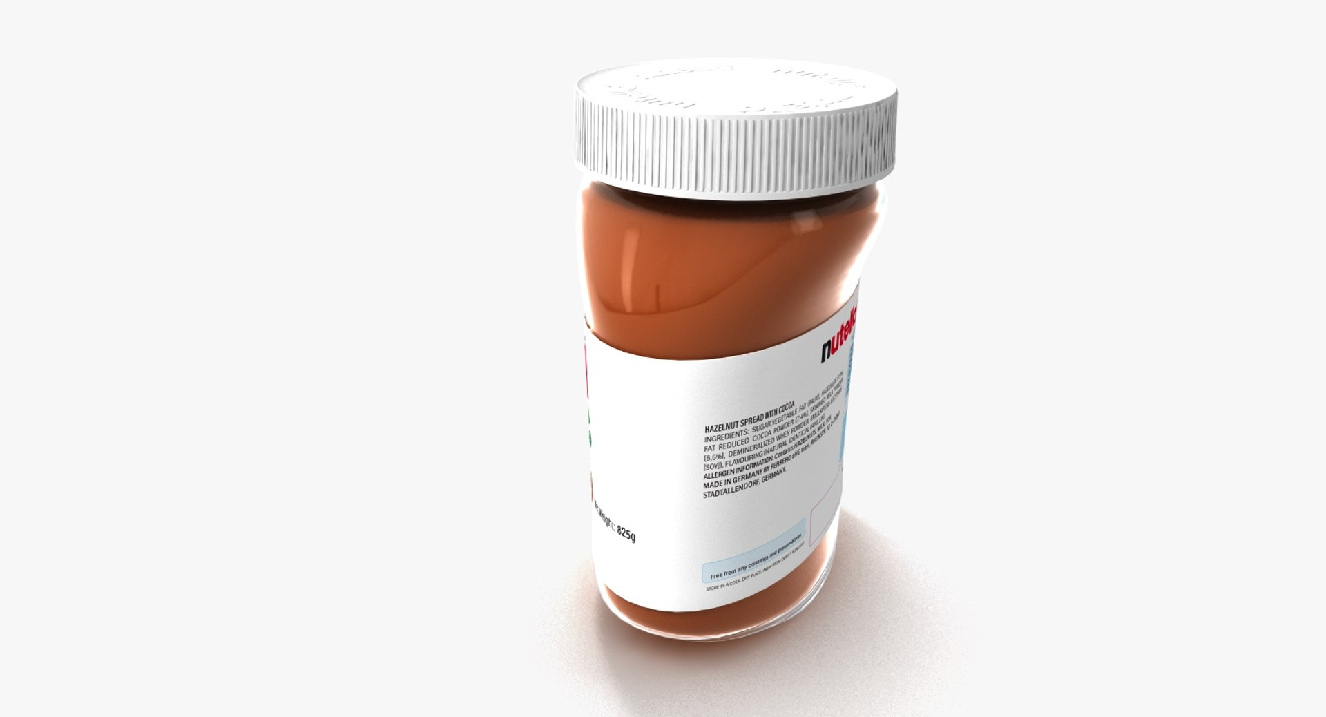 3D Model Nutella Jar - TurboSquid 1155190