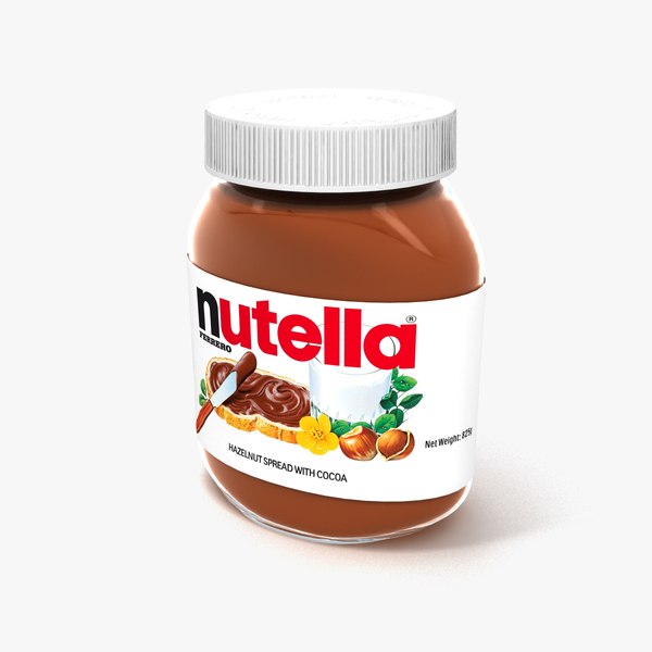 modelo 3d Frasco De Nutella 750 - TurboSquid 1155190
