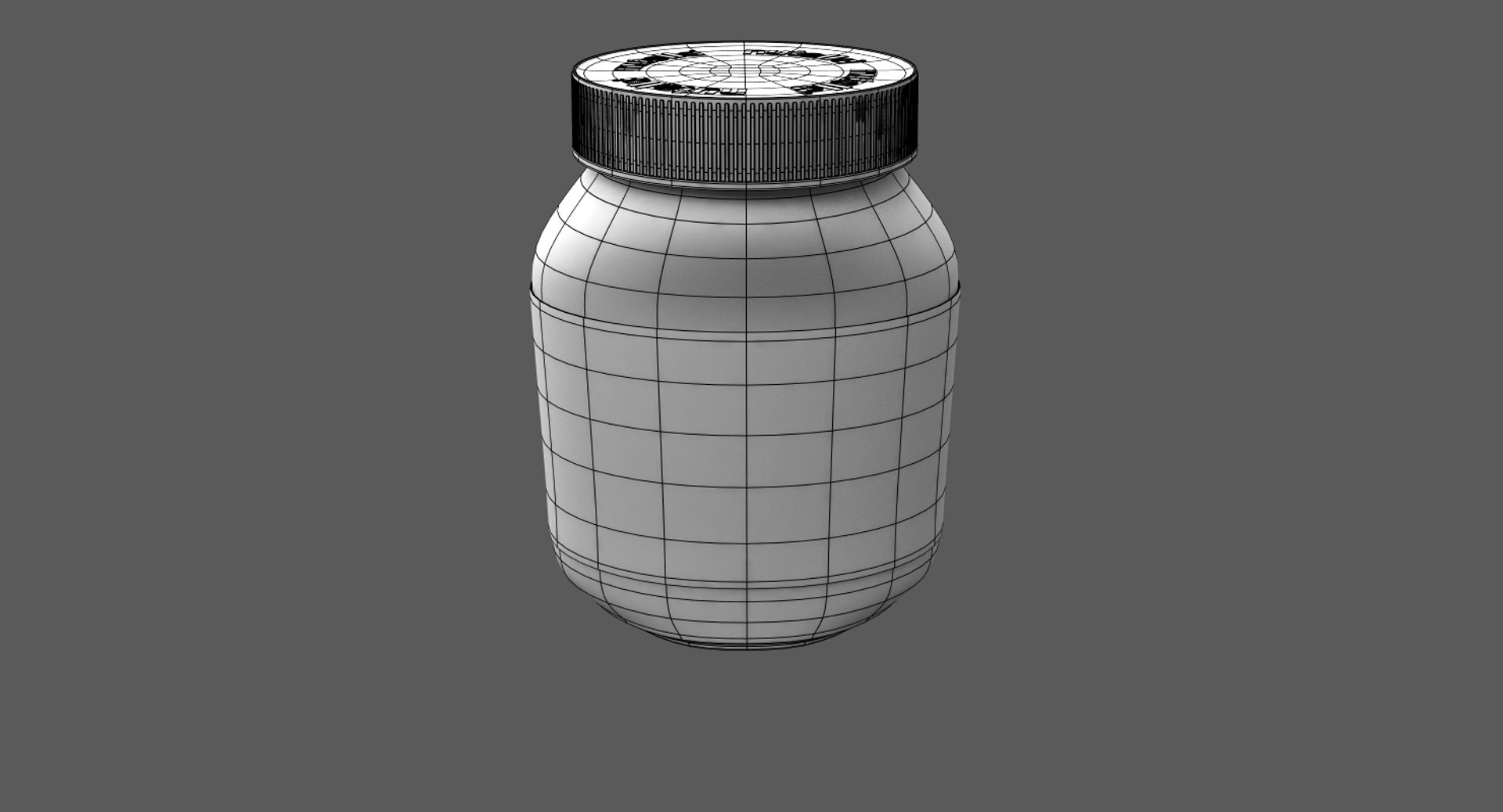 3D Model Nutella Jar - TurboSquid 1155190