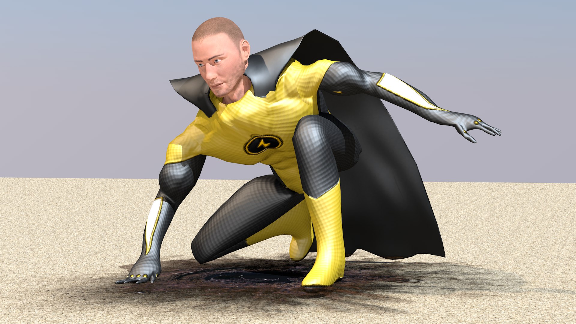 Low Poly 3D Super Hero 3D Model - TurboSquid 1725897
