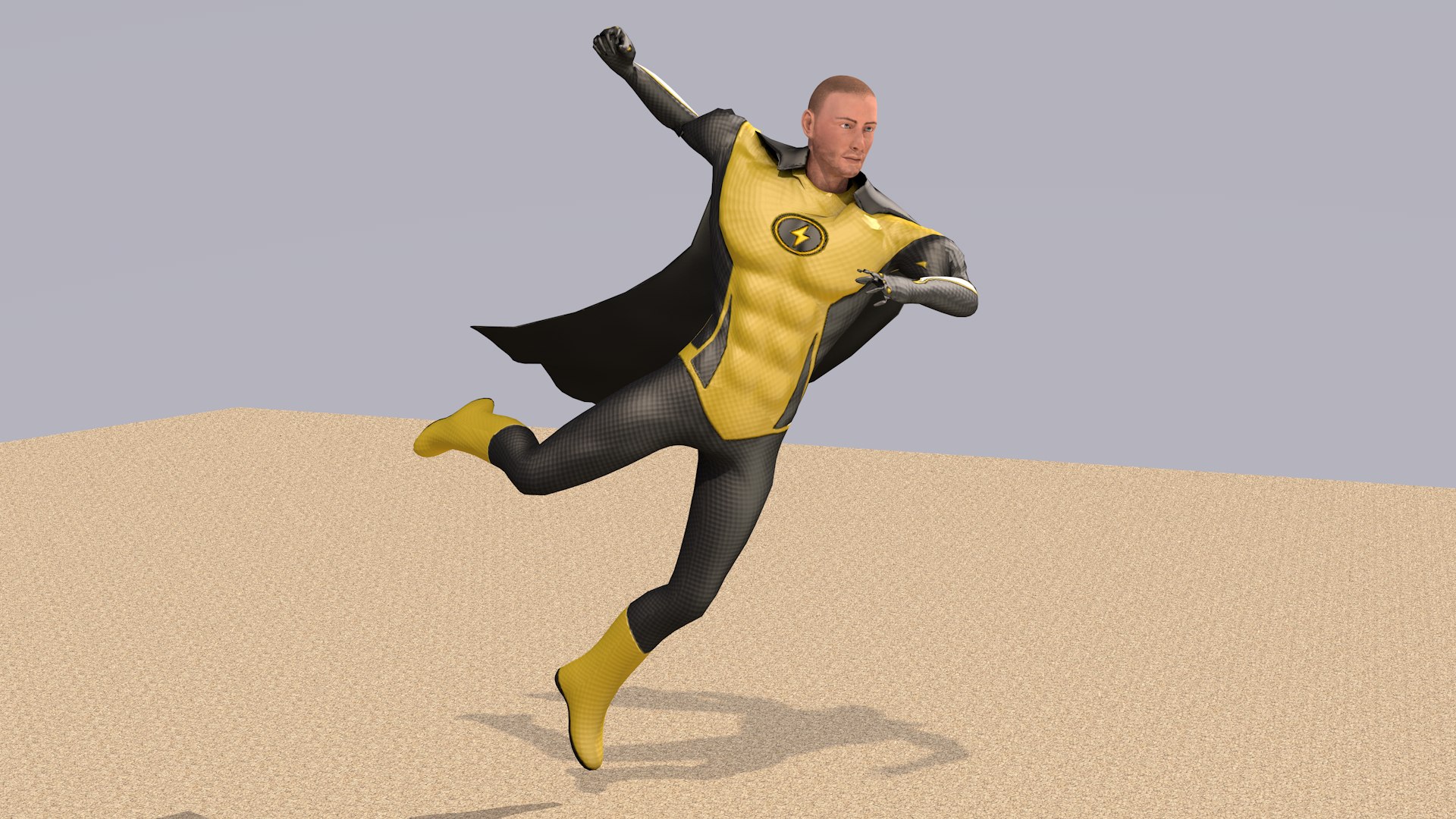Low Poly 3D Super Hero 3D Model - TurboSquid 1725897