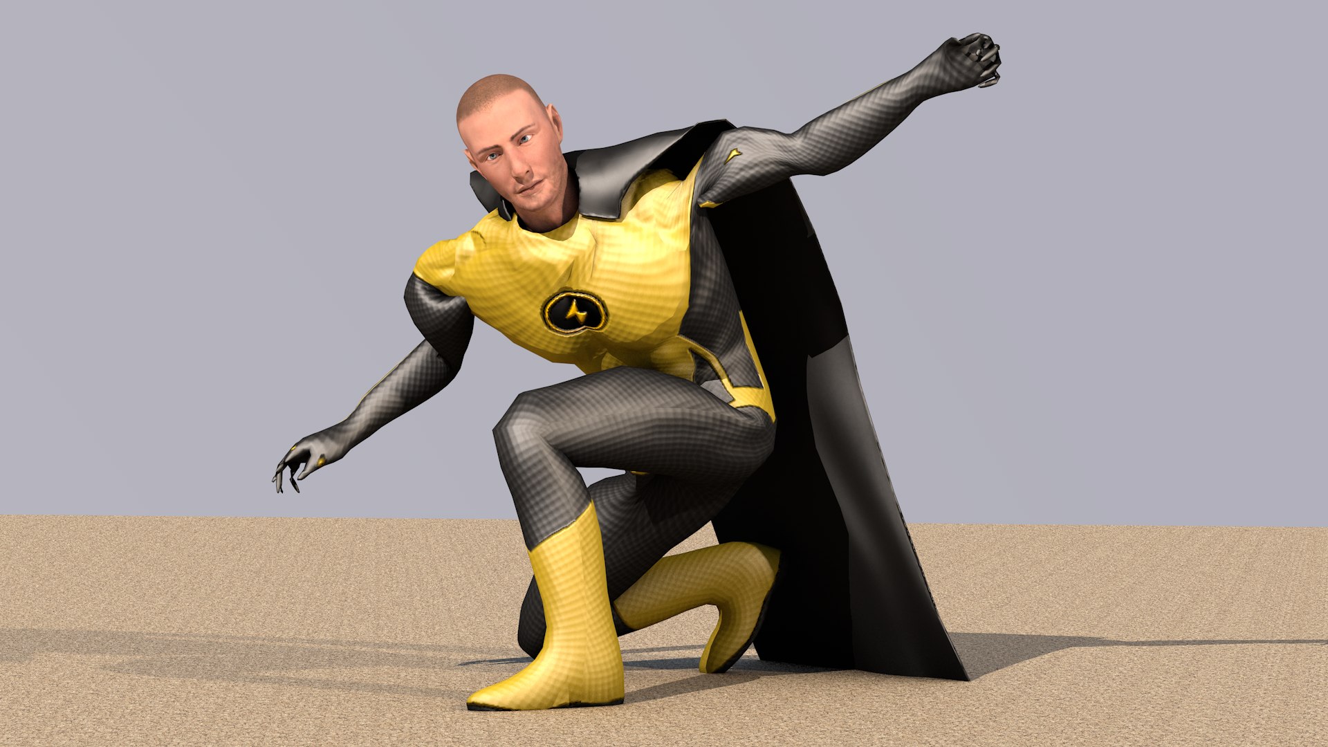 Low Poly 3D Super Hero 3D Model - TurboSquid 1725897