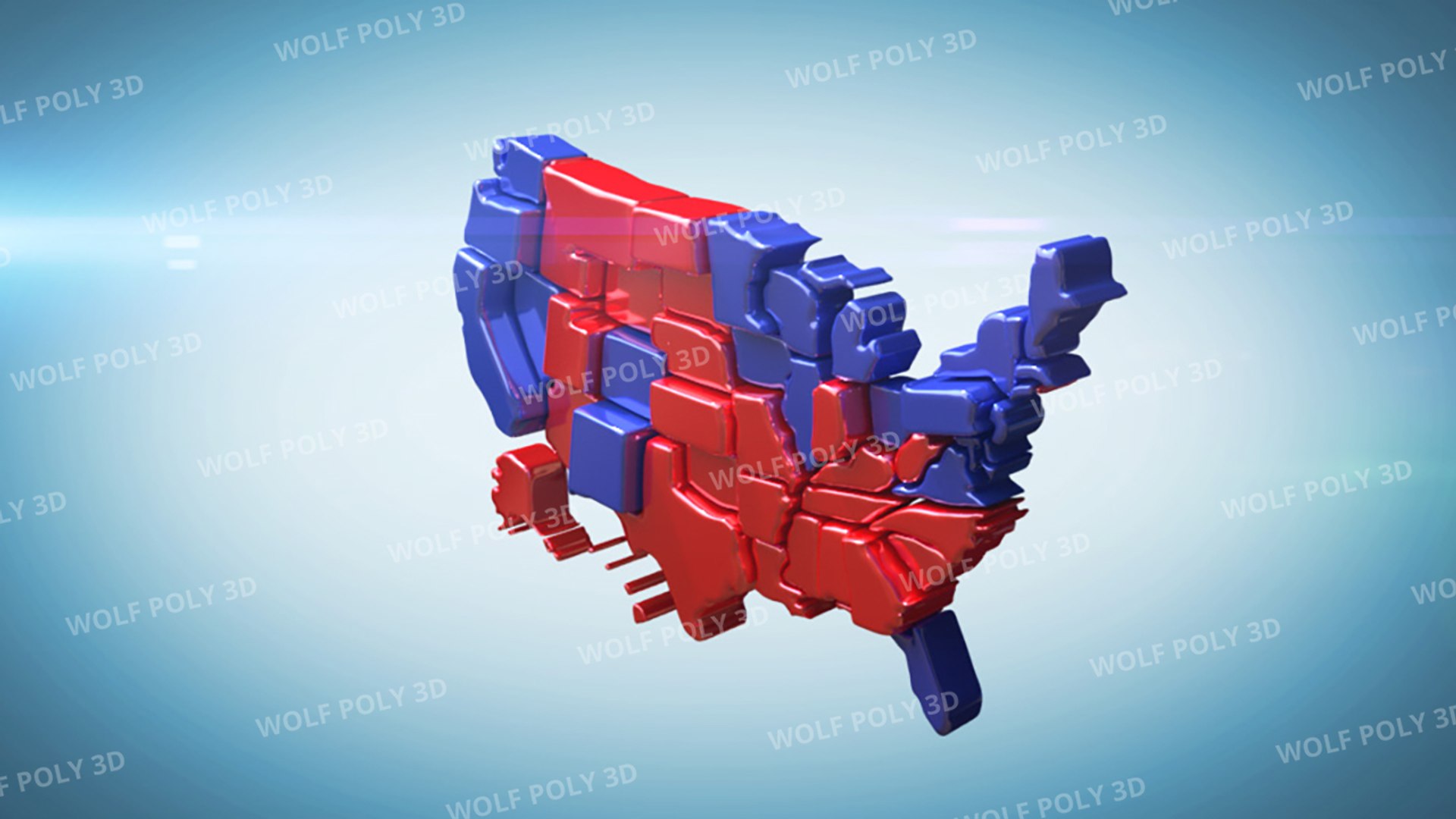 3d election set model