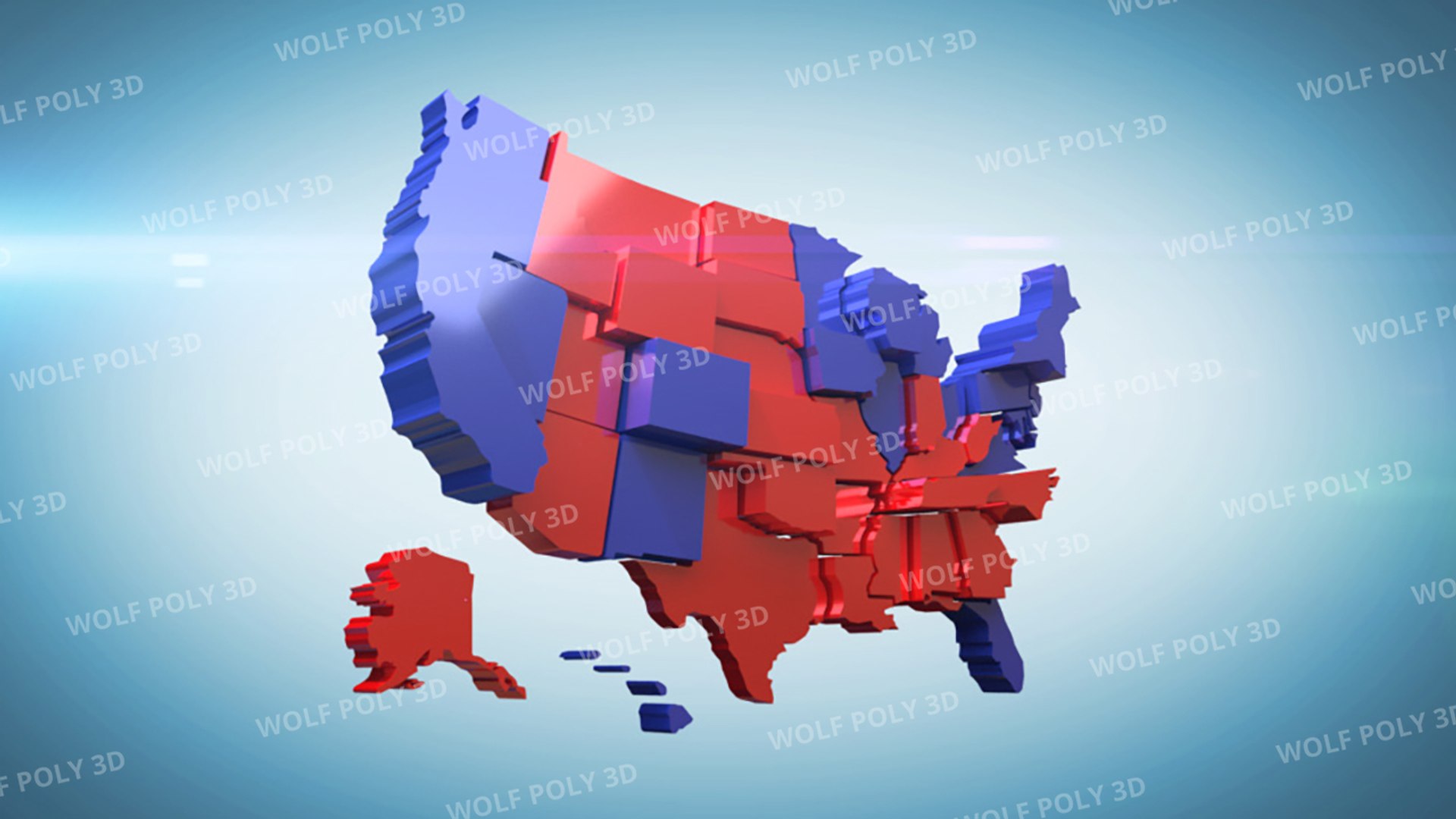 3d election set model