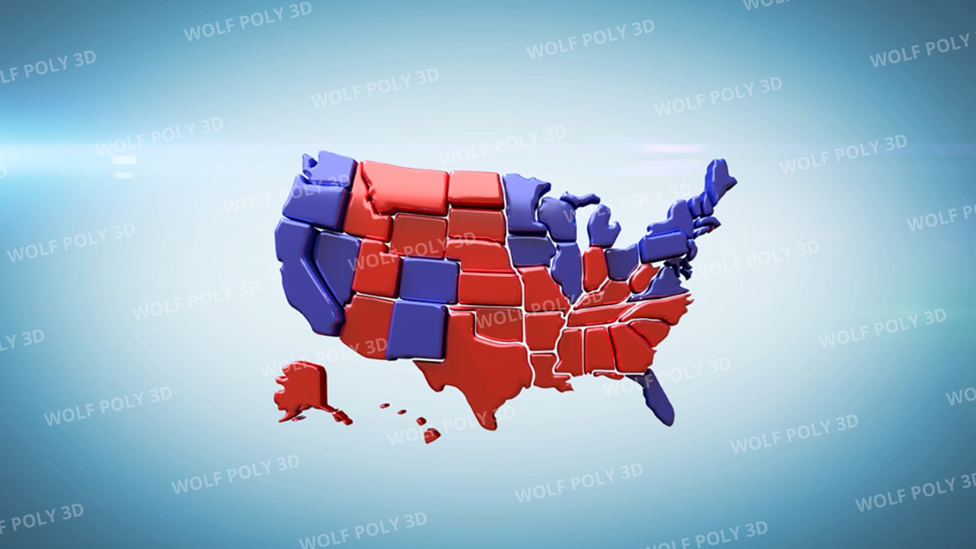 3d election set model