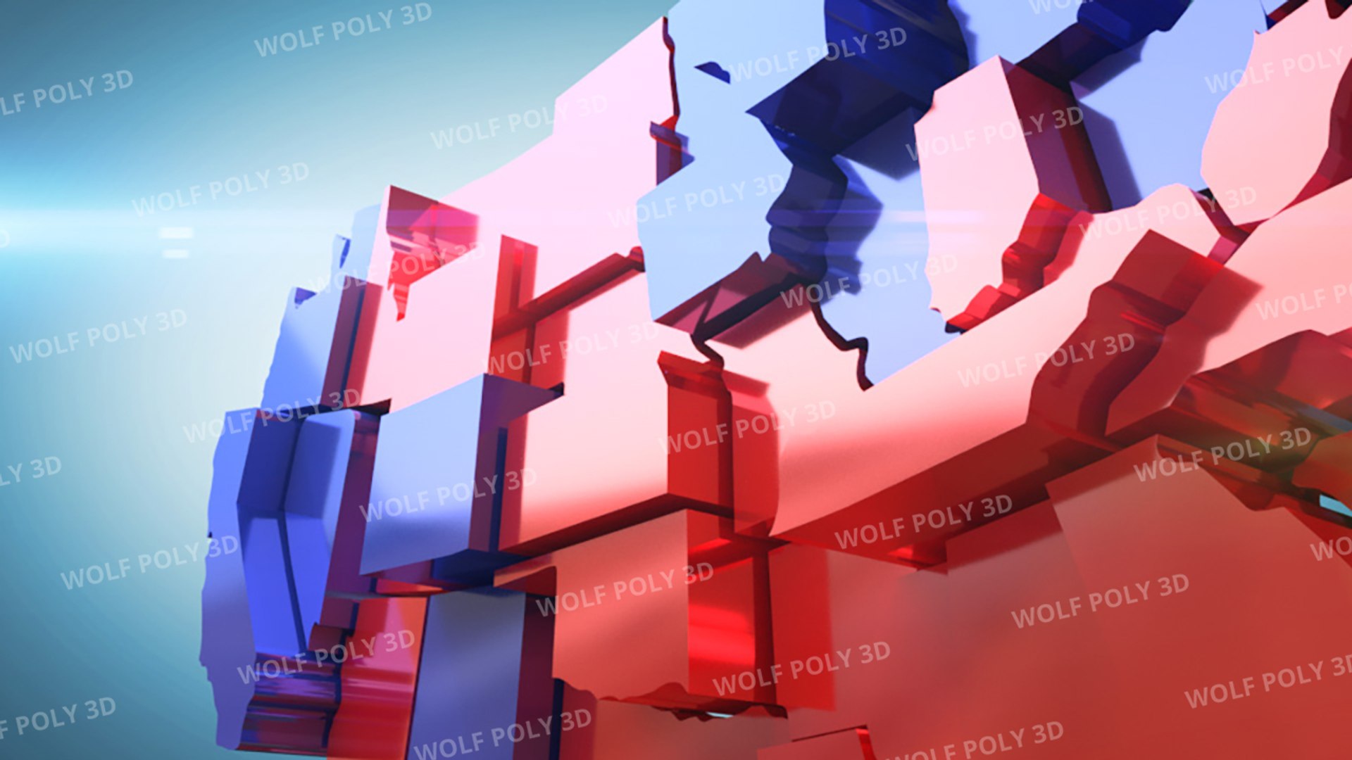 3d election set model