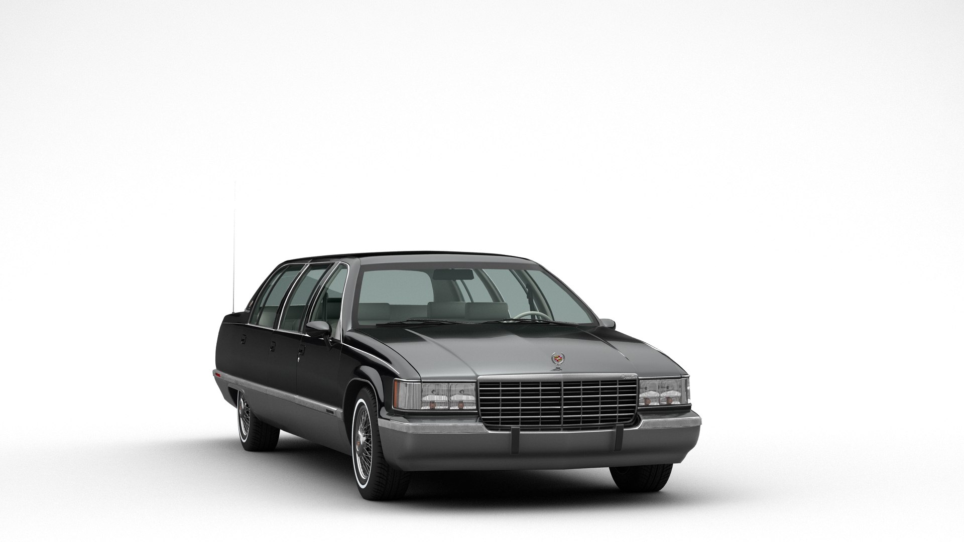 3D Cadillac Fleetwood Limousine Model - TurboSquid 2010717