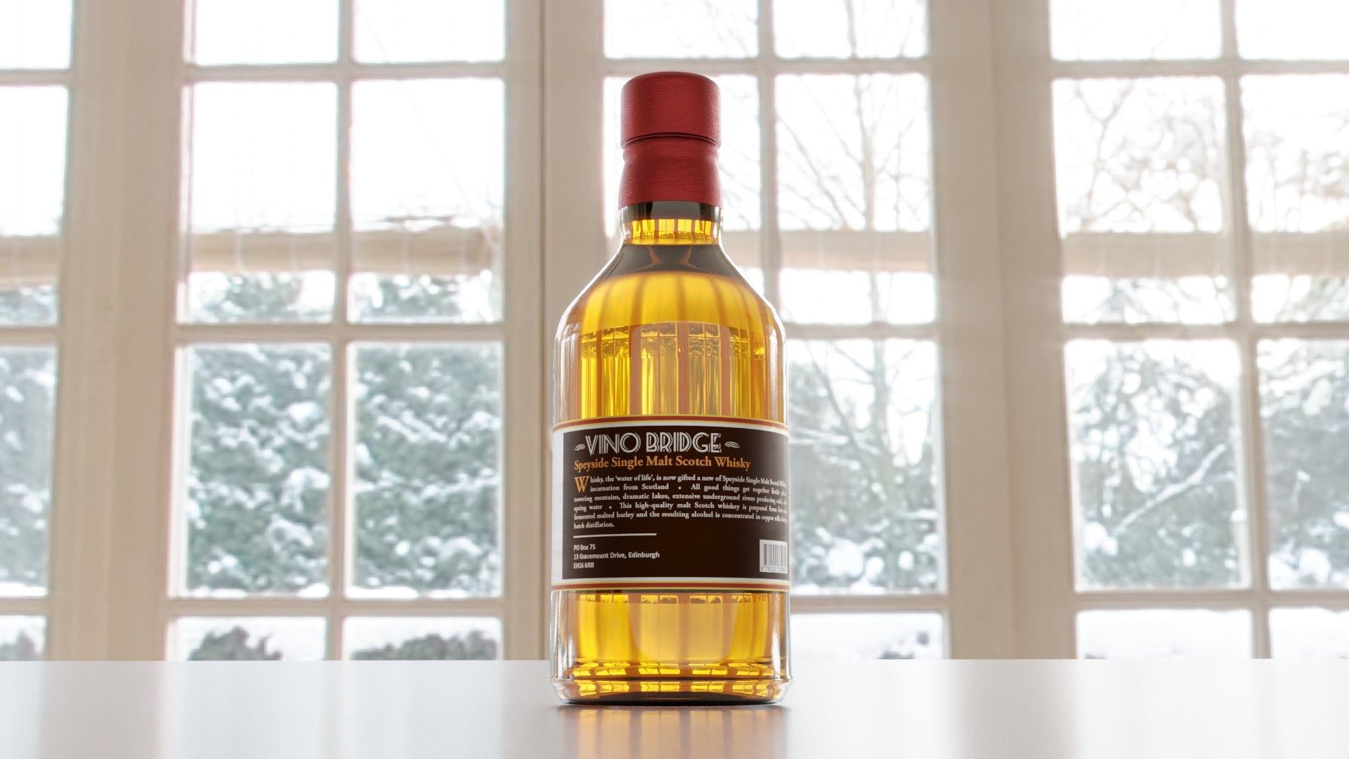 3D Whisky Scotch Bottle 01 - TurboSquid 2176192