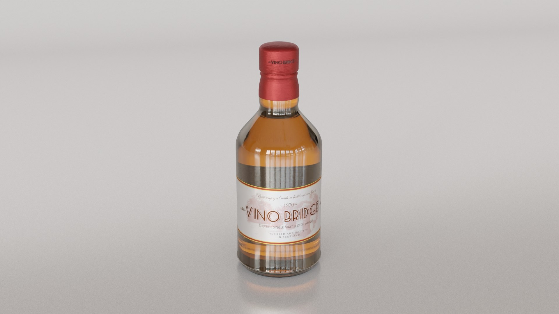 3D Whisky Scotch Bottle 01 - TurboSquid 2176192