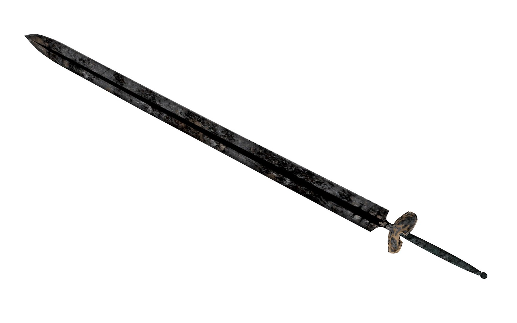 Asta Swords - Black 3D Model - TurboSquid 1708392