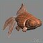 Red Goldfish 3d Model