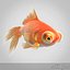 Red Goldfish 3d Model