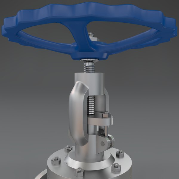 3d model gate valve 1
