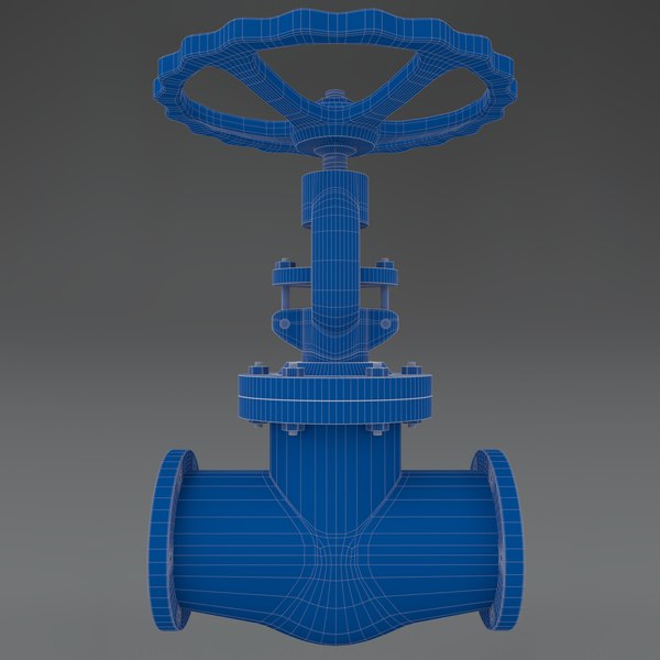 3d model gate valve 1