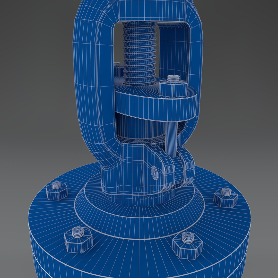 3d Model Gate Valve 1