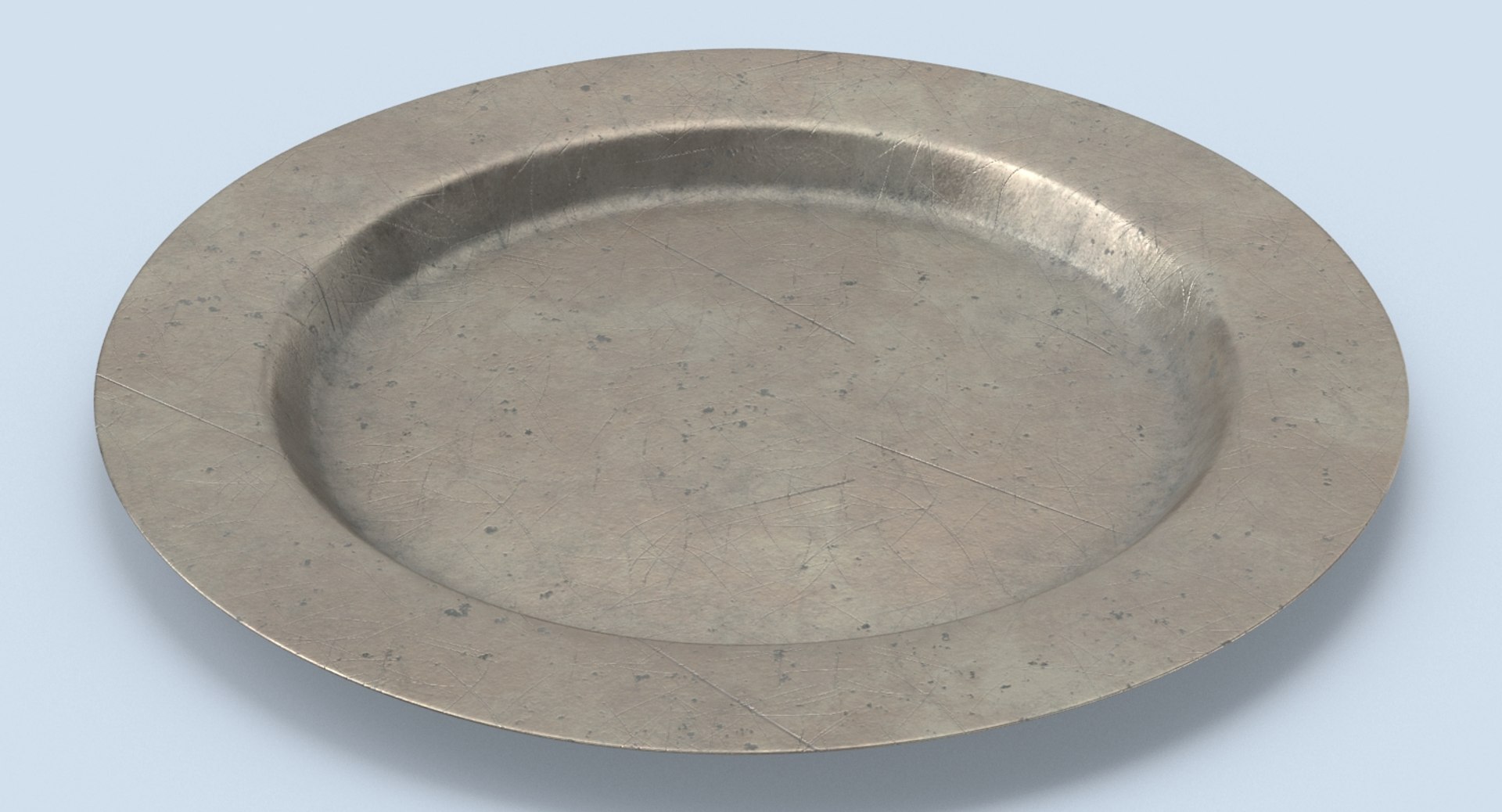 Pewter-dishware---plate-03 3D Model - TurboSquid 1156111