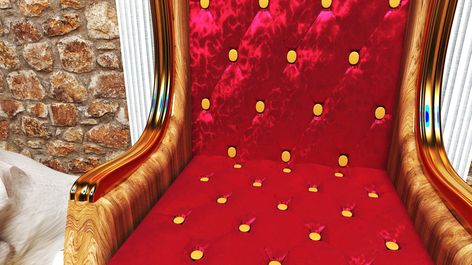 King Throne 9 3D Model - TurboSquid 2107482