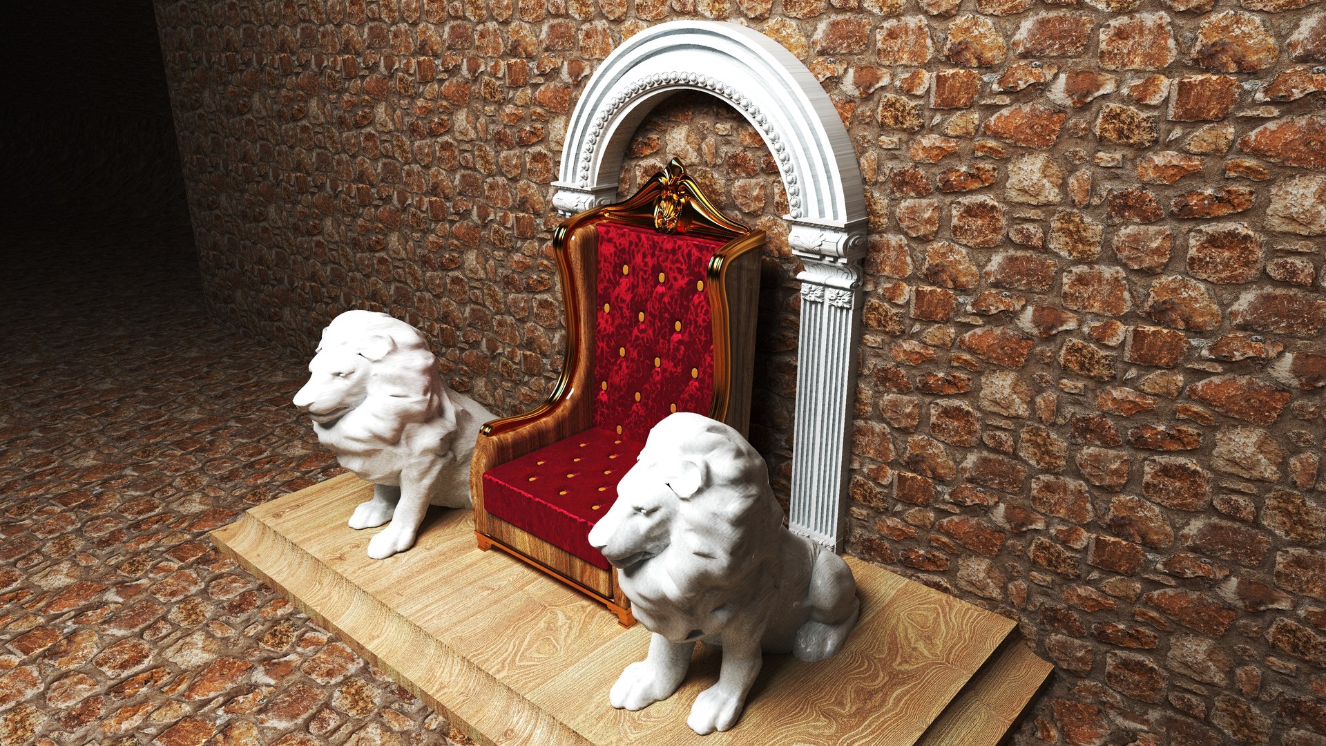 King Throne 9 3D Model - TurboSquid 2107482
