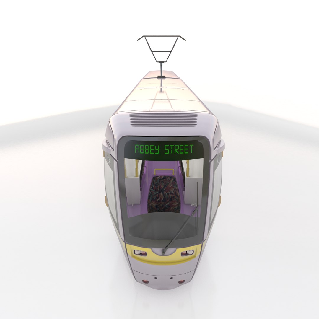 3d Model Tram Modelled