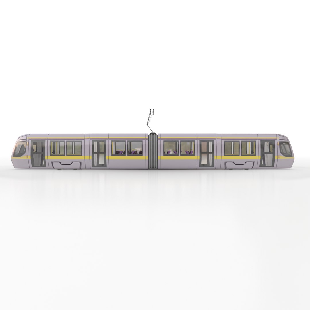 3d Model Tram Modelled