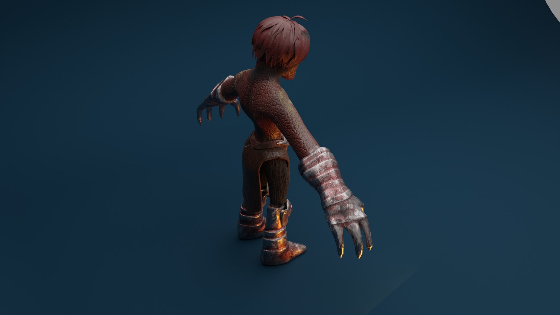 3D model Fantasy Creature Low Poly Fully Rigged Character - TurboSquid ...