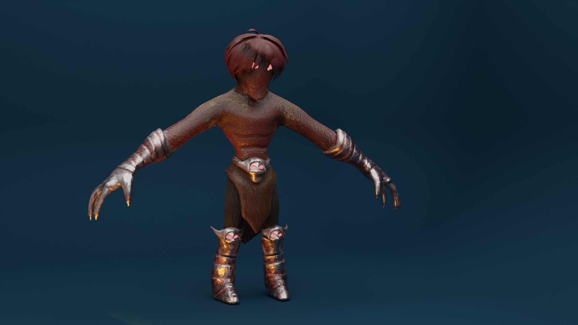 3D model Fantasy Creature Low Poly Fully Rigged Character - TurboSquid ...