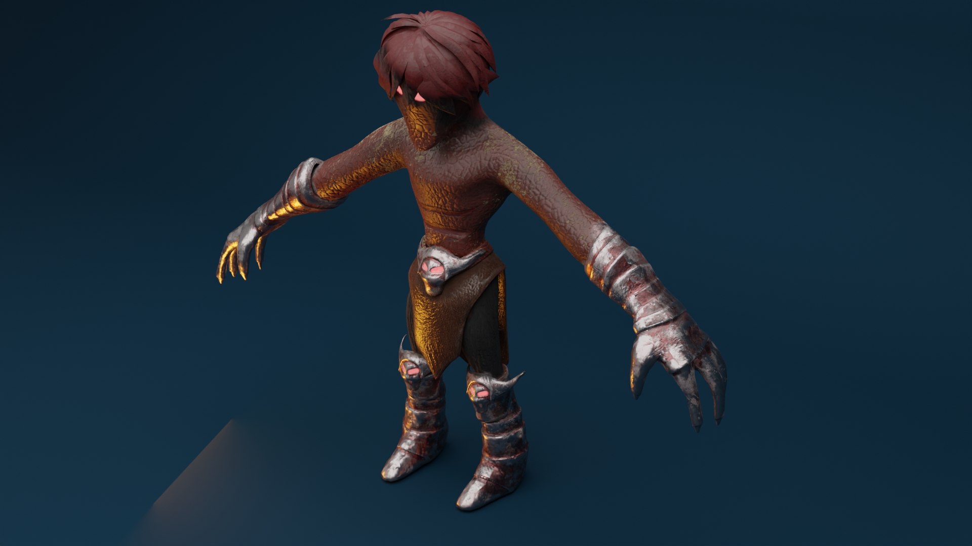 3D model Fantasy Creature Low Poly Fully Rigged Character - TurboSquid ...
