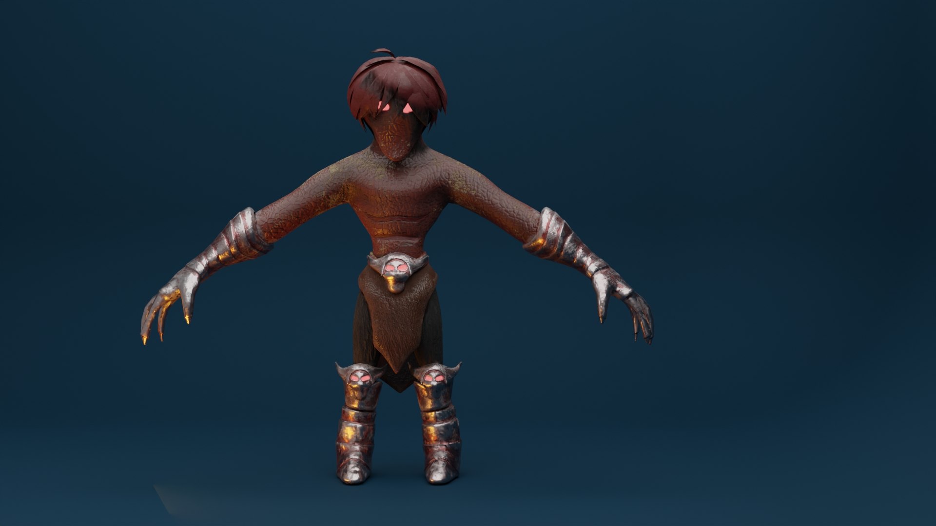 3D model Fantasy Creature Low Poly Fully Rigged Character - TurboSquid ...