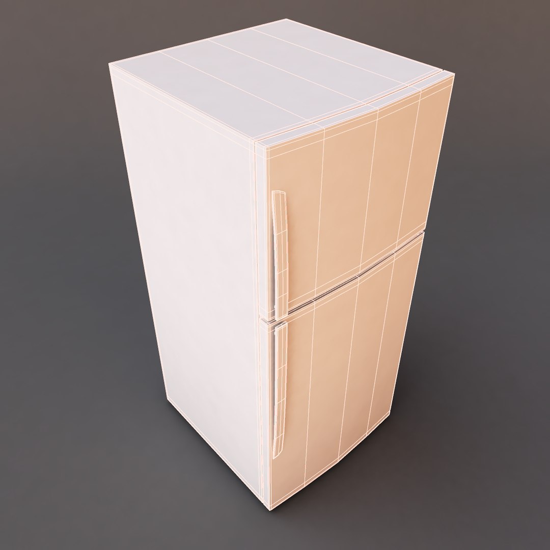 3dsmax Refrigerator Fridge