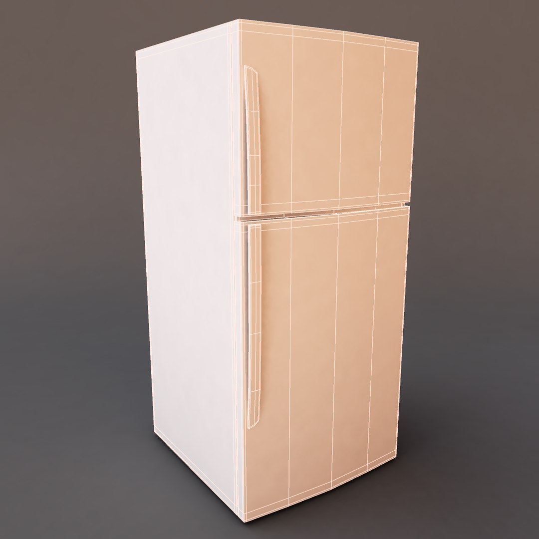 3dsmax Refrigerator Fridge