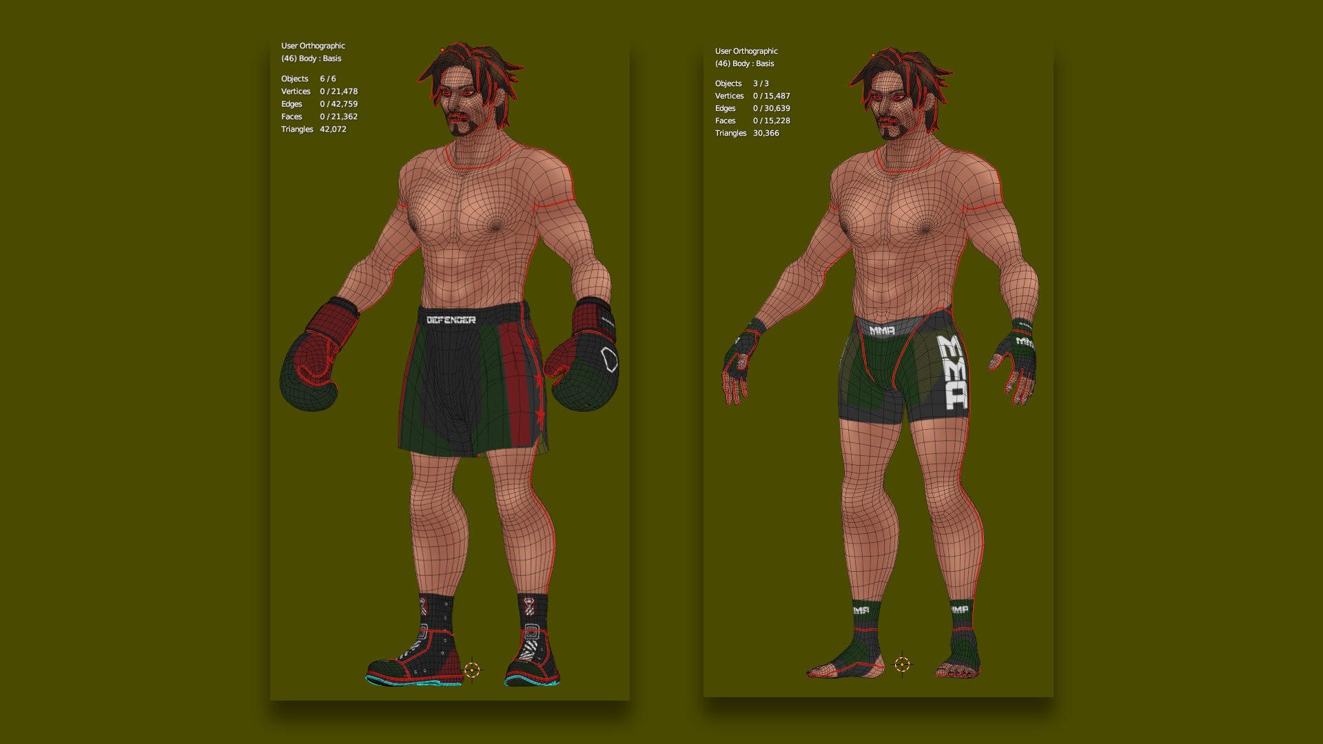 Low Poly Boxer - MMA Fighter - Alejandro 3D Model - TurboSquid 2067730