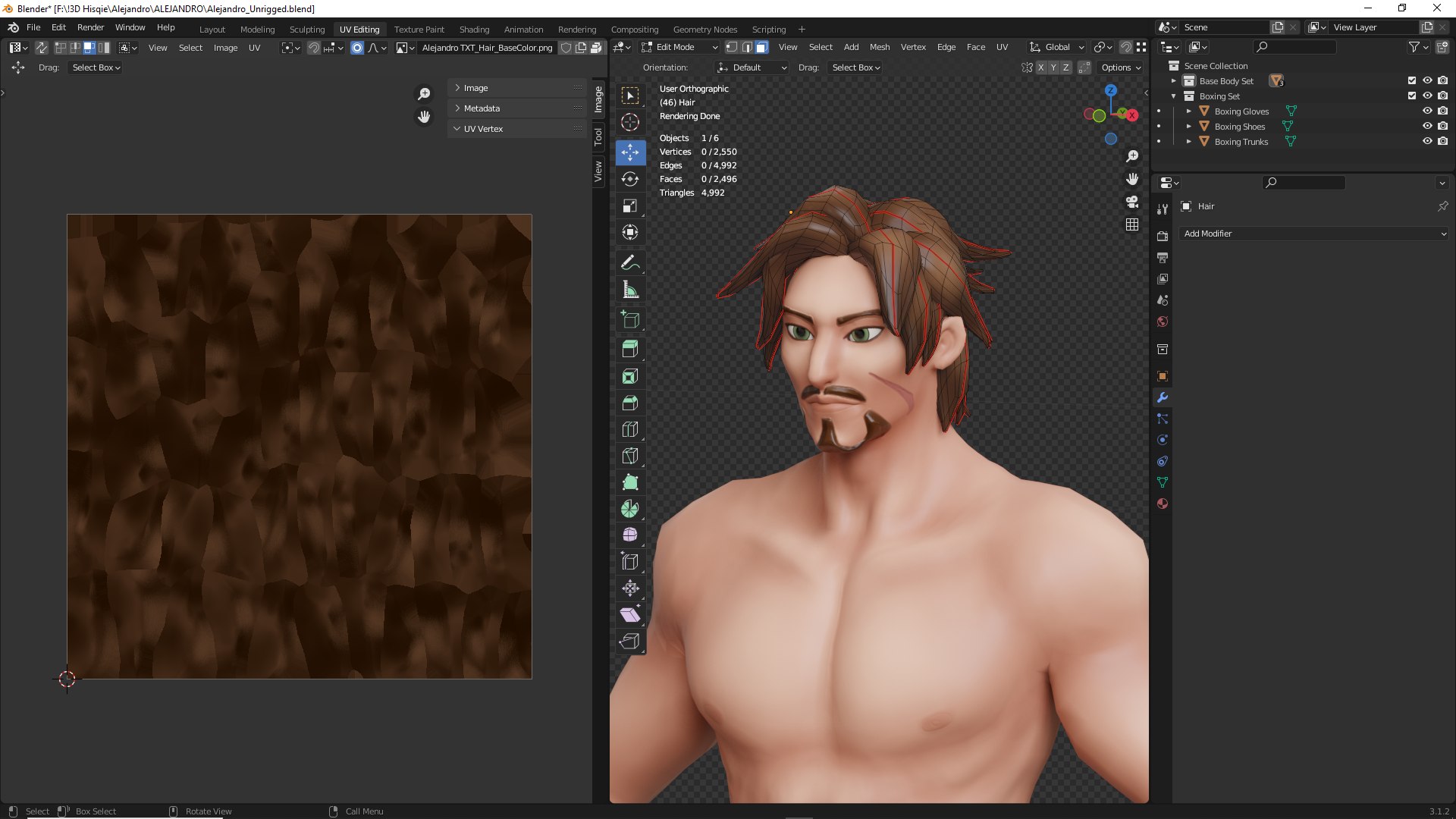 Low Poly Boxer - MMA Fighter - Alejandro 3D Model - TurboSquid 2067730
