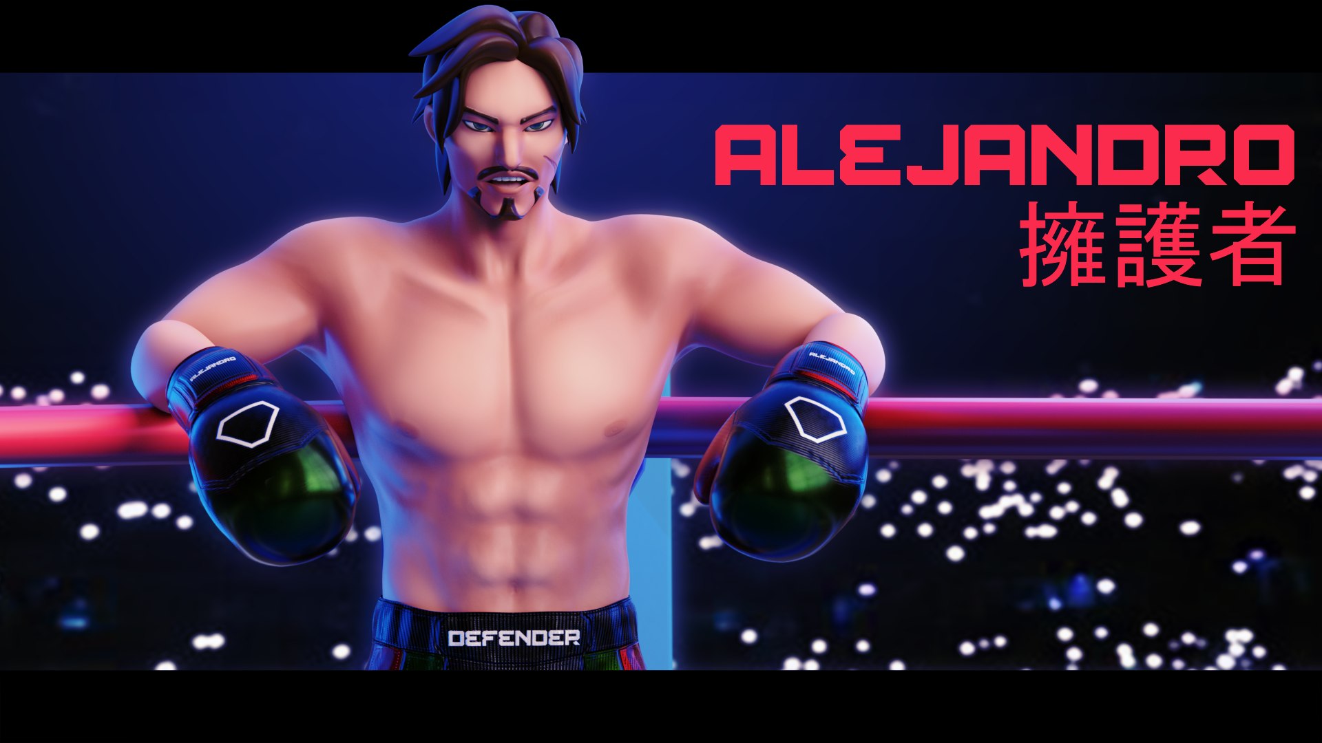 Low Poly Boxer - MMA Fighter - Alejandro 3D Model - TurboSquid 2067730