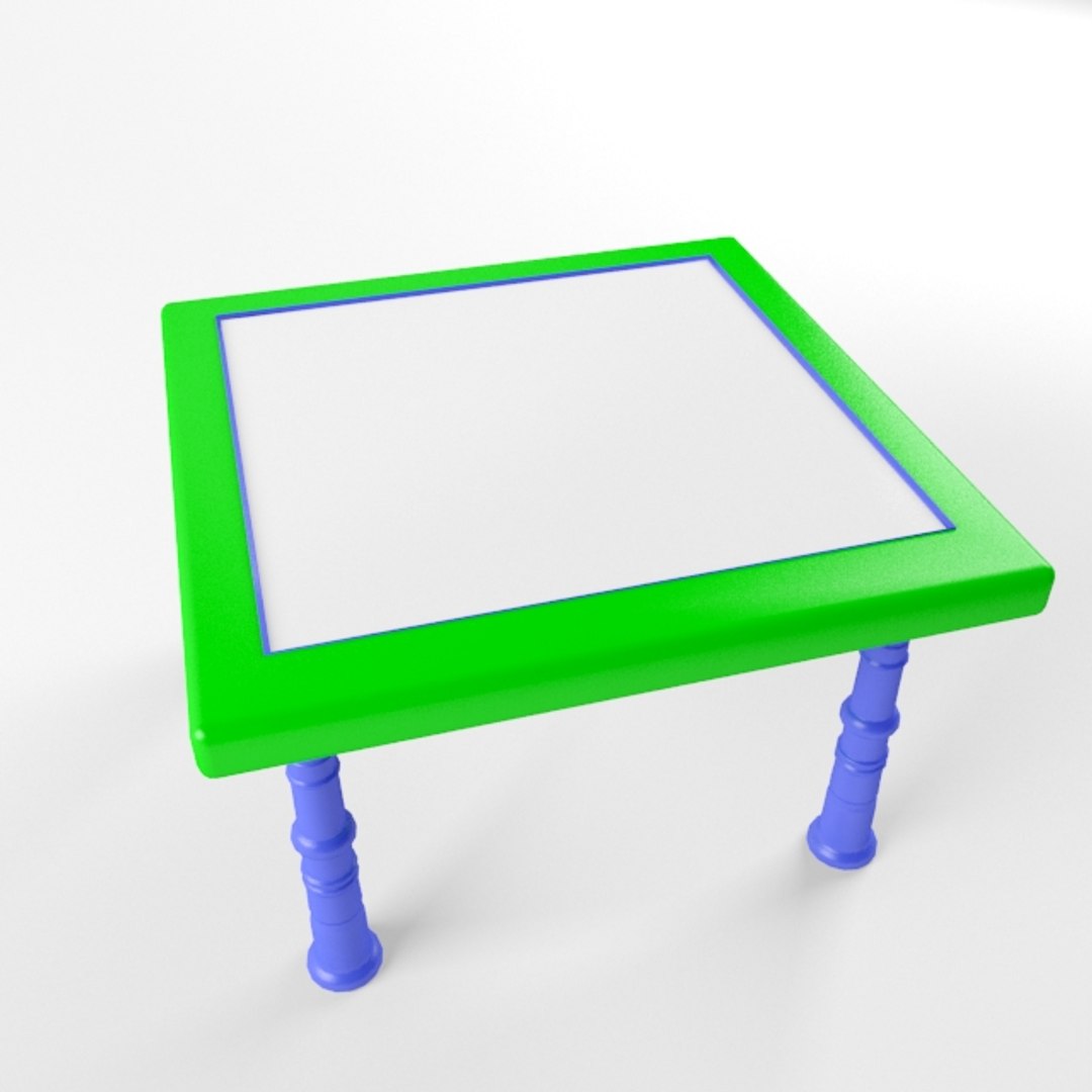3d model children table