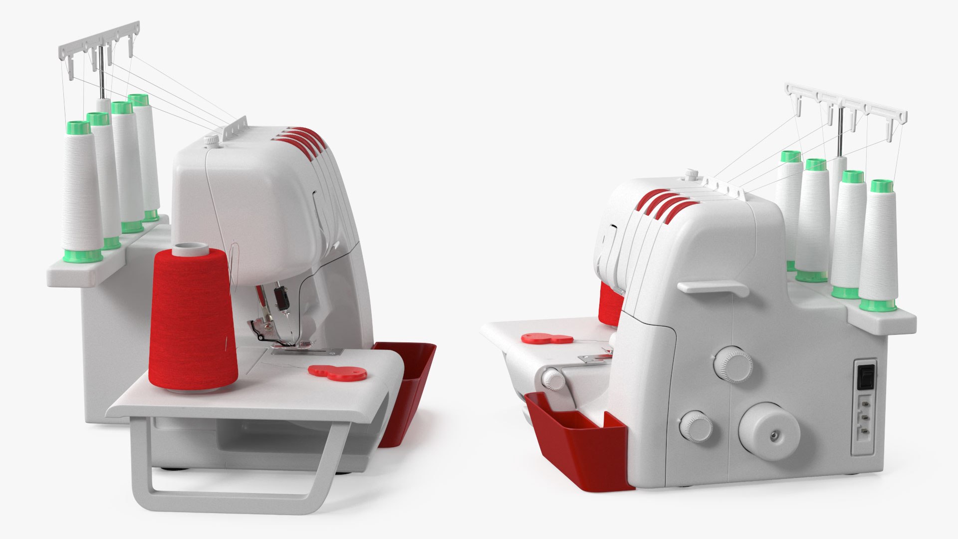 Sewing Machine With Needle Threader 3D Model - TurboSquid 2387283