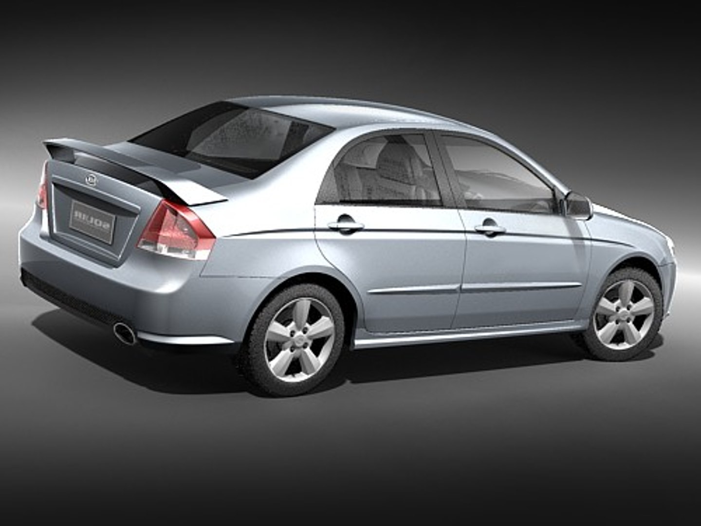 kia spectra 2006 2008 3d model