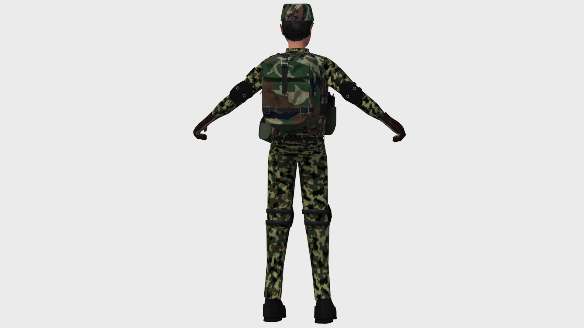 Chinese Army PLA Soldier 3D Model - TurboSquid 2113471