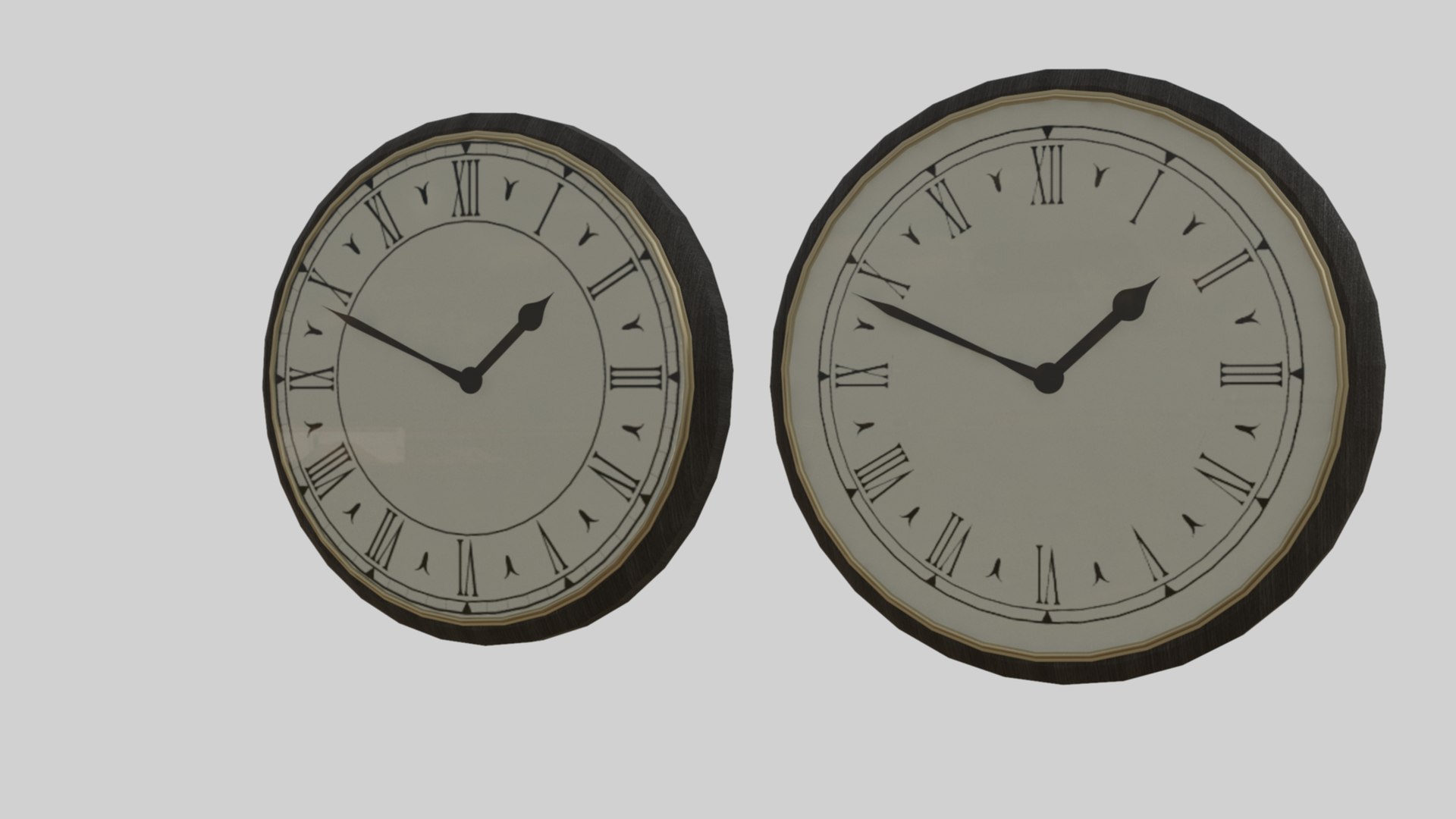 Free 3D Model Free Old Wall Clock - TurboSquid 1996081