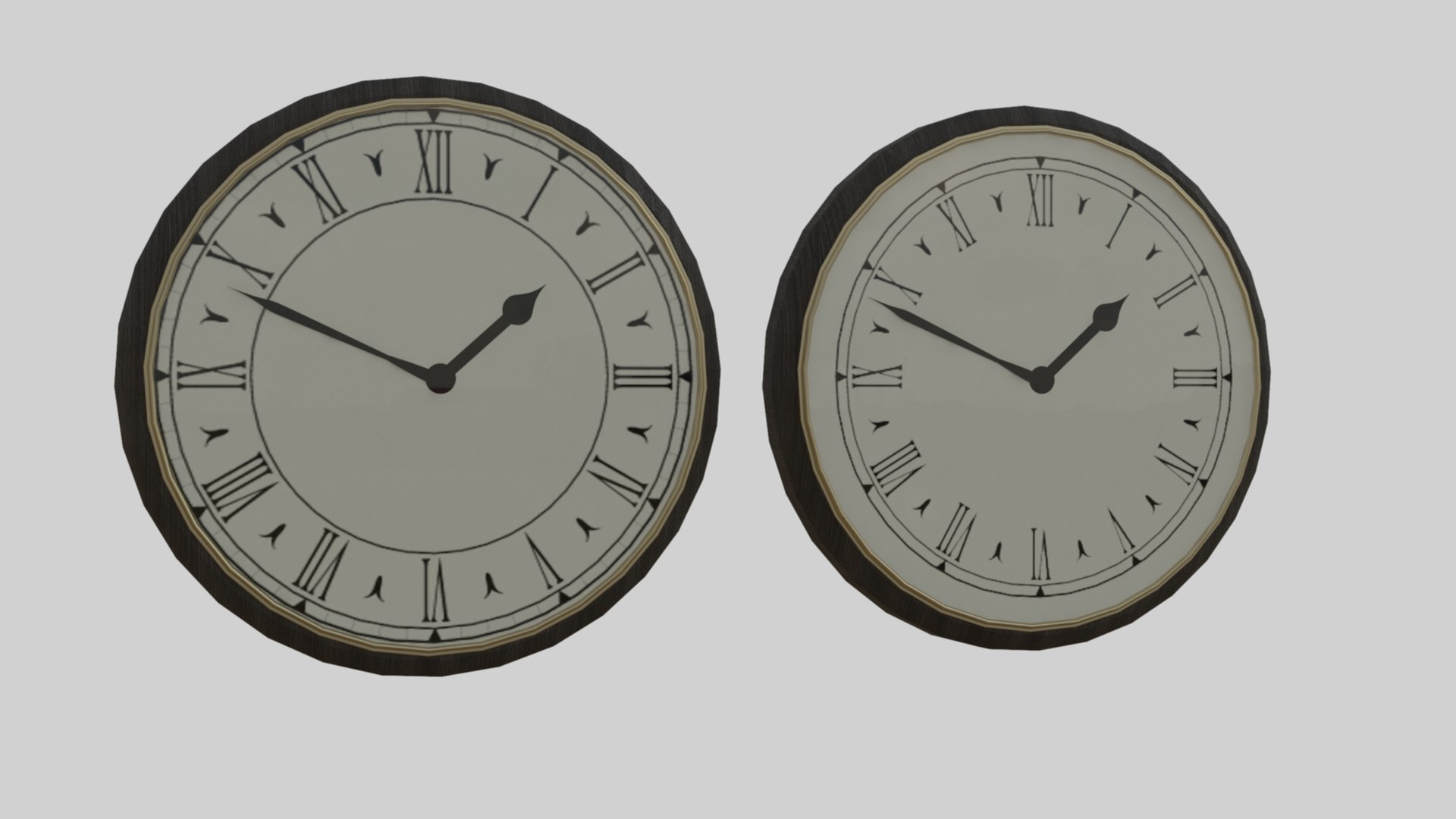 Free 3D Model Free Old Wall Clock - TurboSquid 1996081
