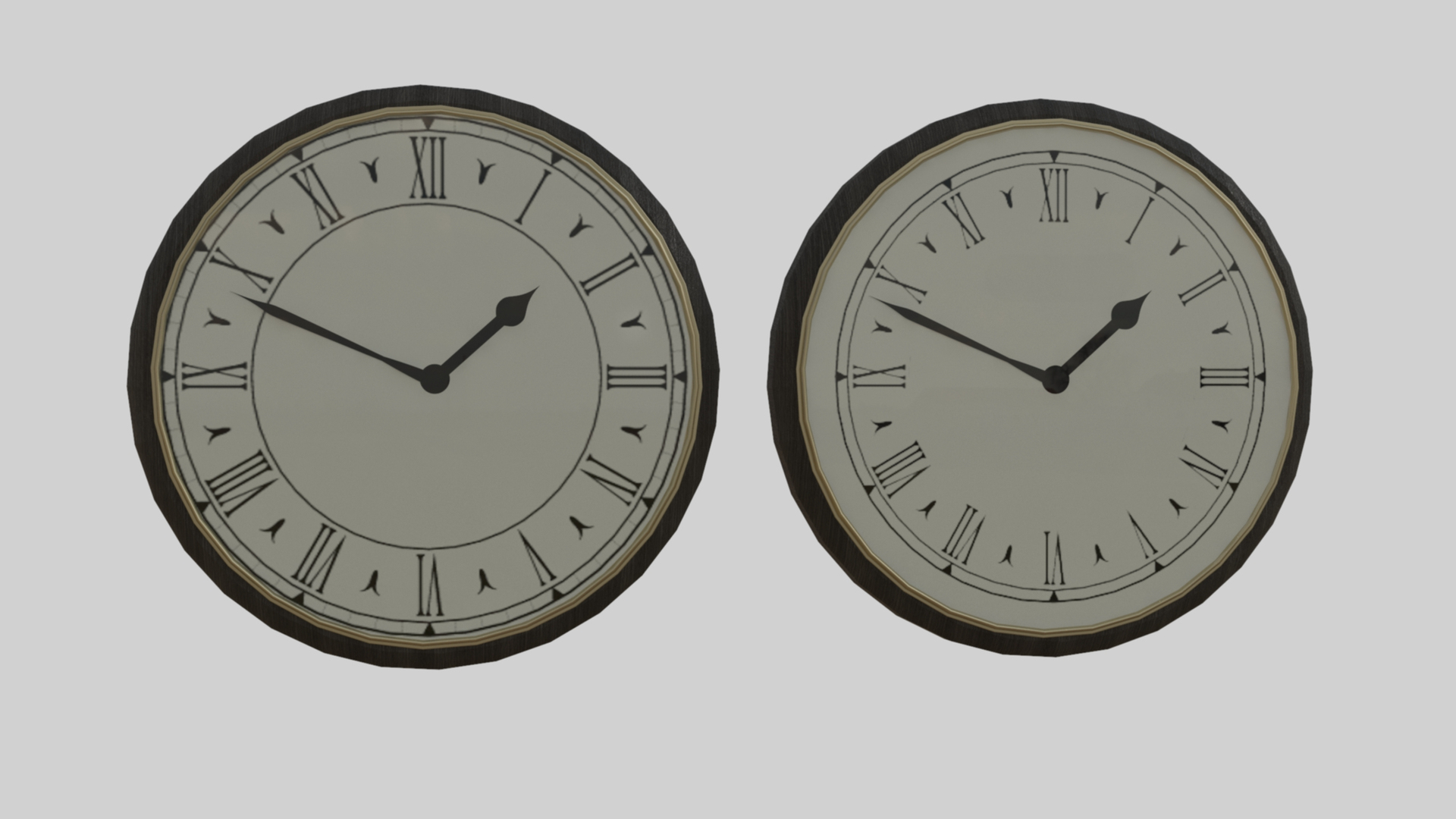 Free 3d Model Free Old Wall Clock Turbosquid 1996081