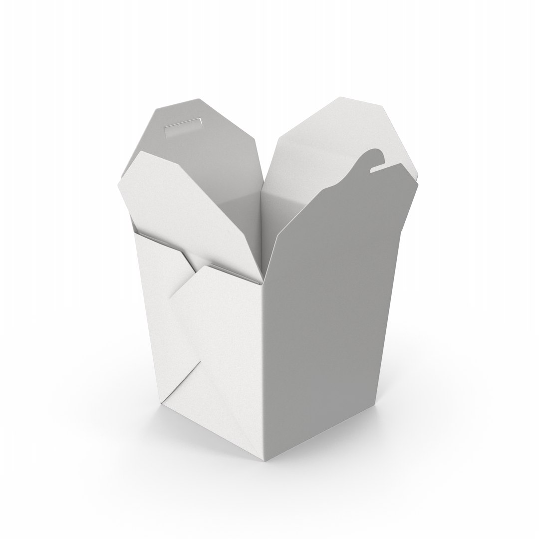 Chinese Food Containers Model - TurboSquid 1887608