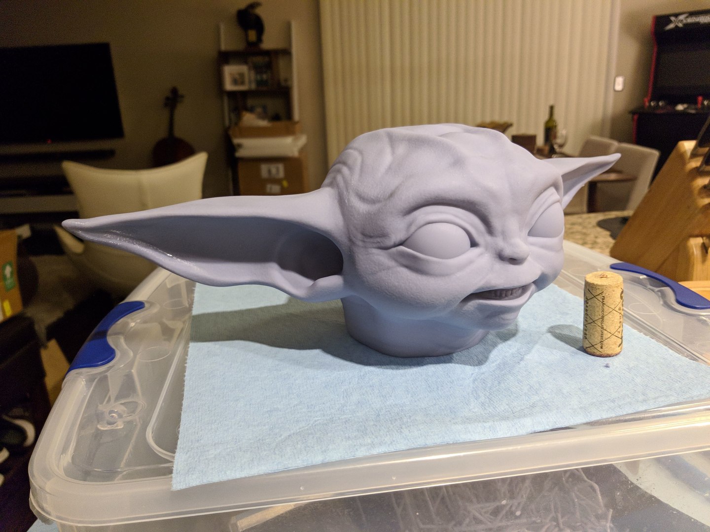 3D GROGU - Baby Yoda Using The Force - With Cup - PACK Model - TurboSquid 2279132