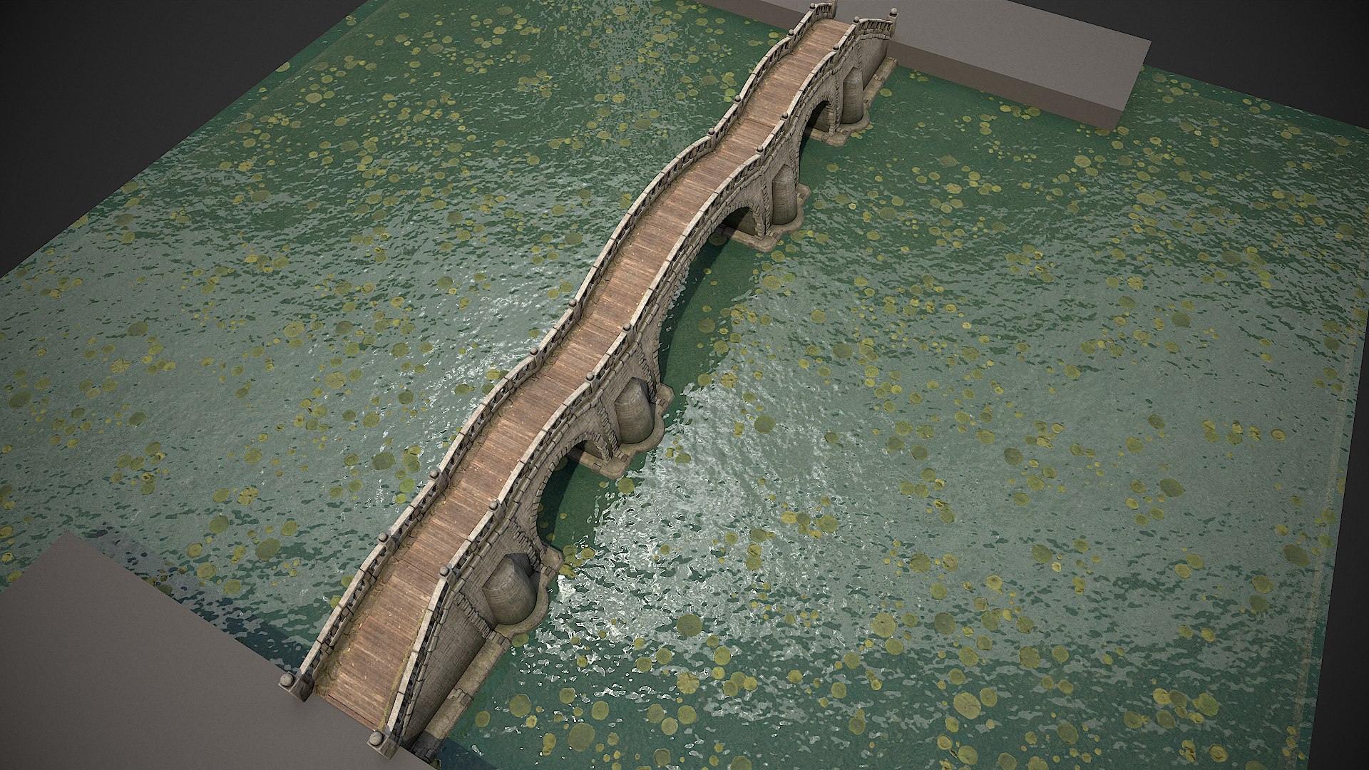 Long Stone Bridge Model - TurboSquid 1815523