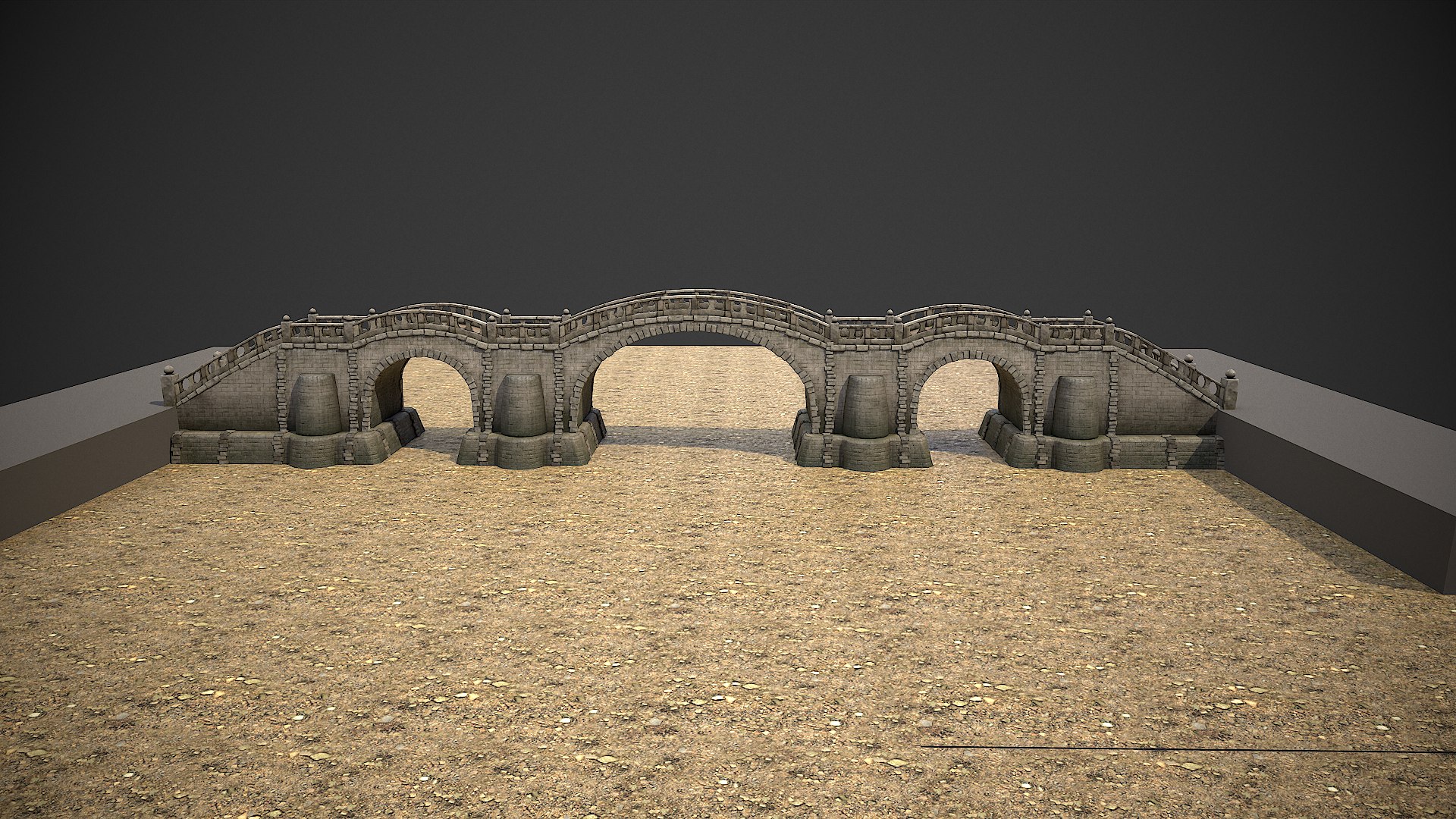 Long Stone Bridge model - TurboSquid 1815523