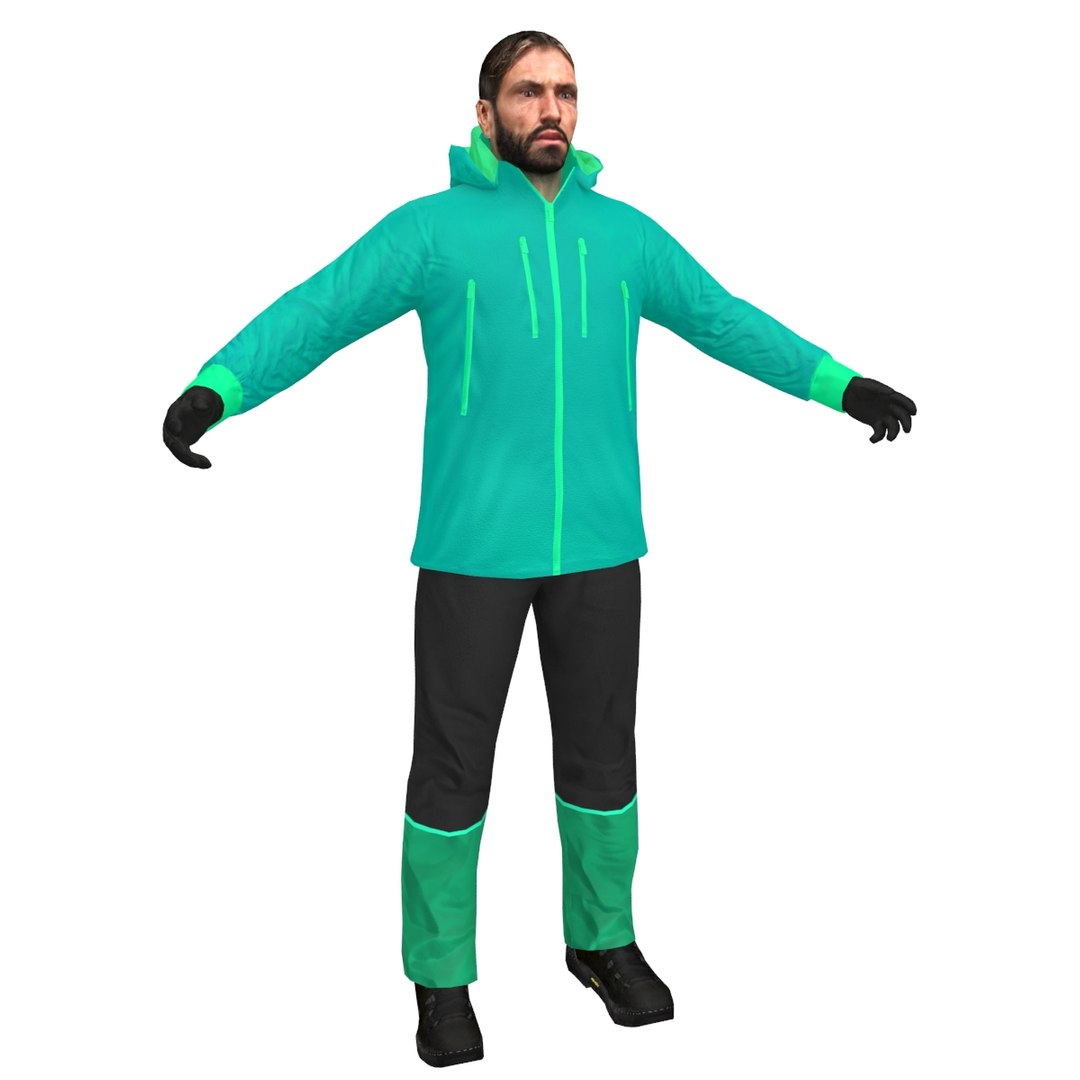 3D Rock Climber - TurboSquid 1409938