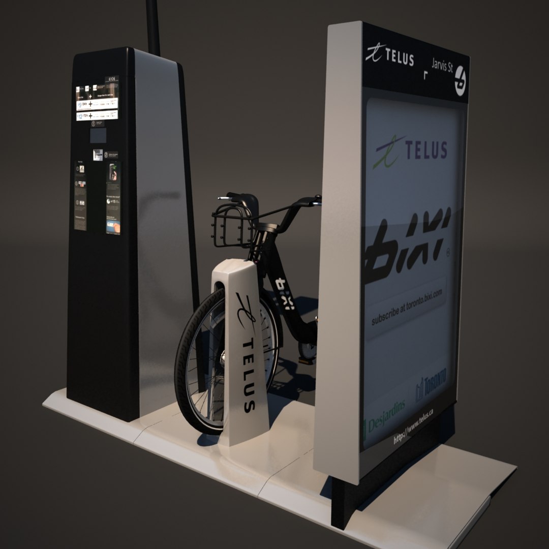 toronto bixi 3d model